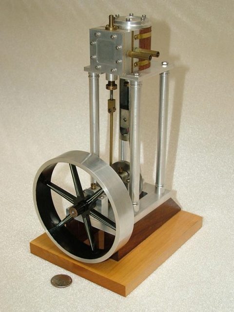 Open Column Stationary Steam Engine - The Miniature Engineering ...