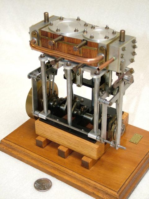 Fore and Aft Compound Steam Engine - The Miniature Engineering ...
