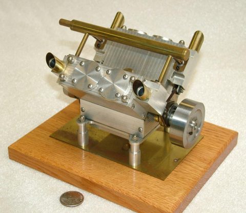 V-4 Steam Engine - The Miniature Engineering Craftsmanship Museum