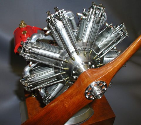 1/6 Scale Bentley BR2 Rotary Aircraft Engine - The Miniature ...