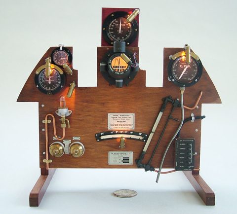 1/4 Scale Sopwith Snipe Instrument Panel - The Miniature Engineering ...