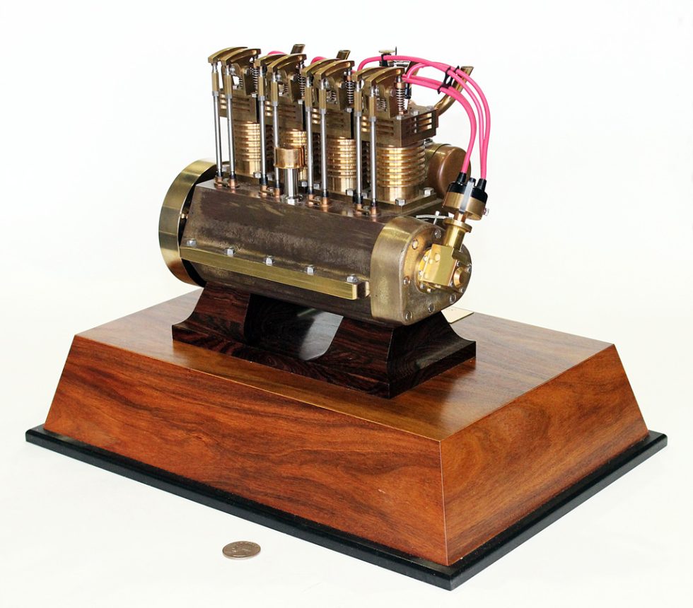 Panther Pup 4-Cylinder Engine - The Miniature Engineering Craftsmanship ...
