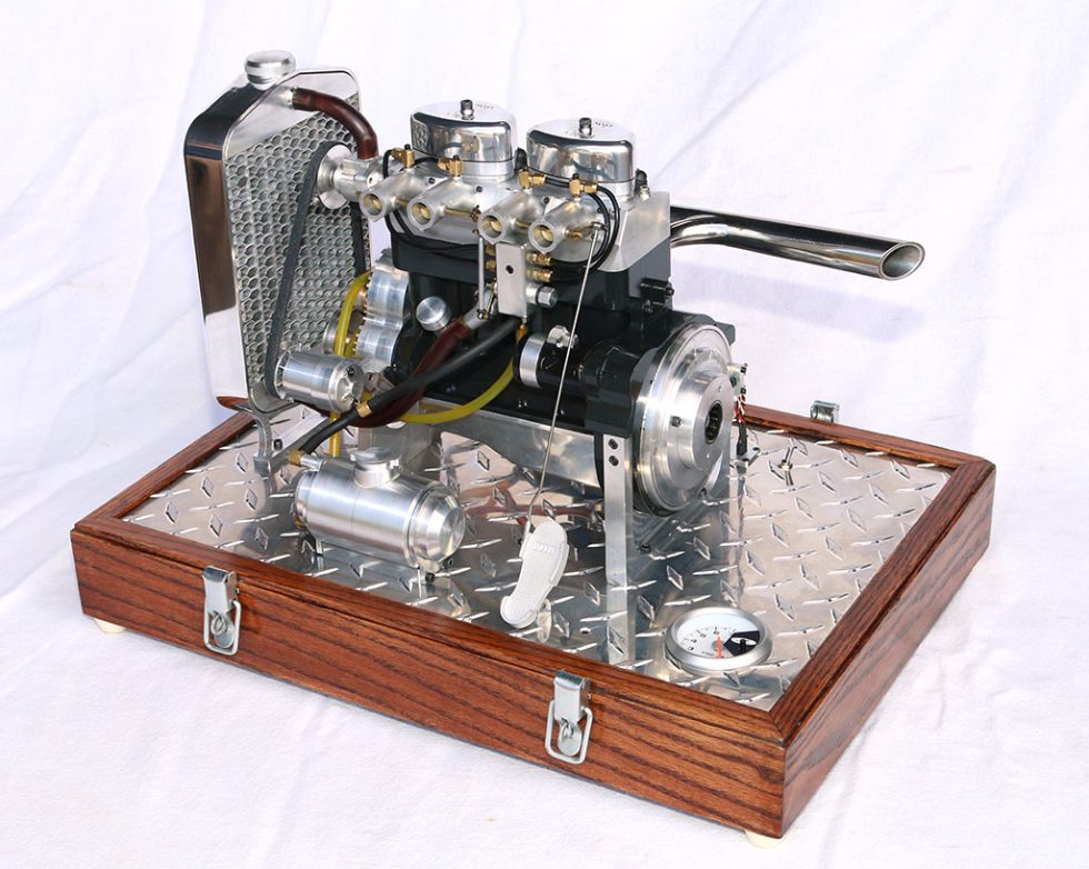 4-Port Riley Model A Racing Engine - The Miniature Engineering ...