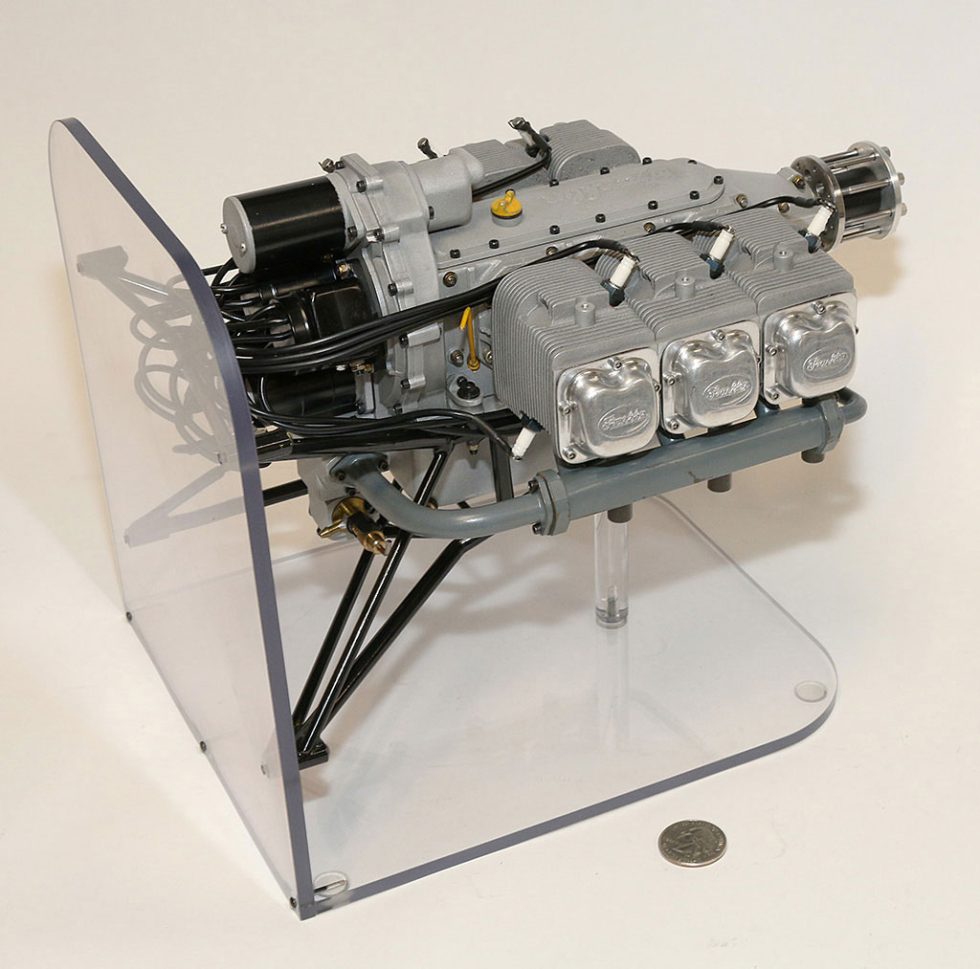 Franklin 6-Cylinder Opposed Model Airplane Engine - The Miniature ...