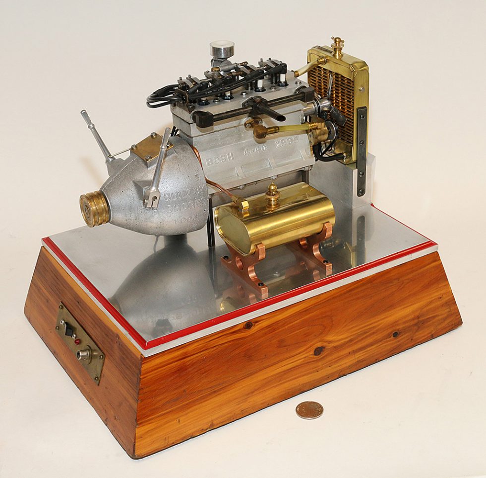 Bosh Water-Cooled Inline 4-Cylinder Engine - The Miniature Engineering ...