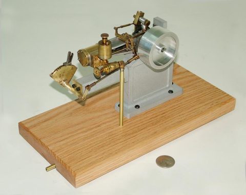 Brass Single-Cylinder Horizontal Steam Engine - The Miniature ...