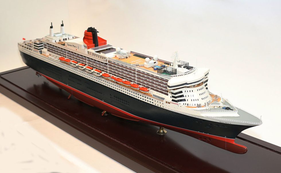 Queen Mary 2 Ship Model - The Miniature Engineering Craftsmanship Museum