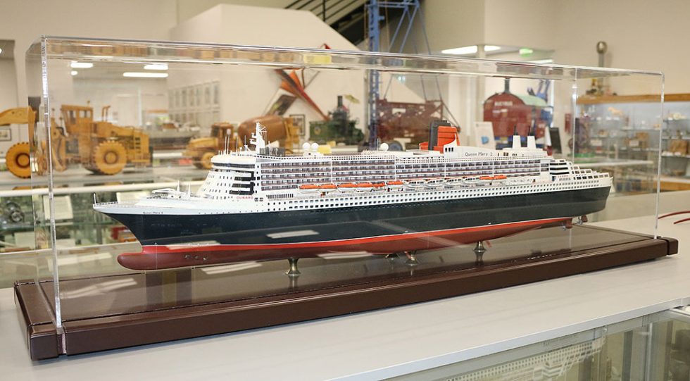 Queen Mary 2 Ship Model - The Miniature Engineering Craftsmanship Museum