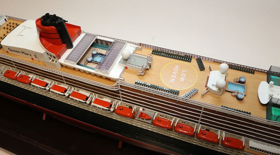 Queen Mary 2 Ship Model - The Miniature Engineering Craftsmanship Museum