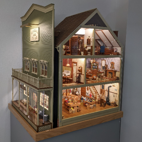 L&L General Store Dollhouse - The Miniature Engineering Craftsmanship ...