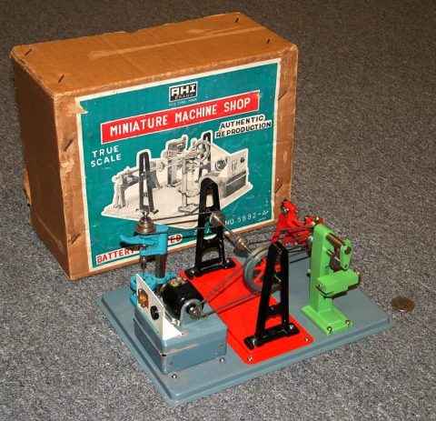 AHI Brand Electric Diecast Toy Machine Shop - The Miniature Engineering ...