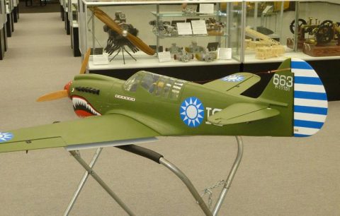 1/5 Scale P-40 Warhawk R/C Model Airplane - The Miniature Engineering ...