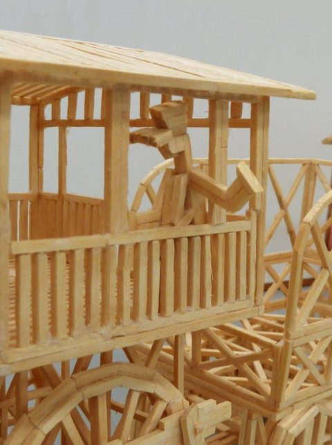 Steam Locomotive Matchstick Model - The Miniature Engineering ...